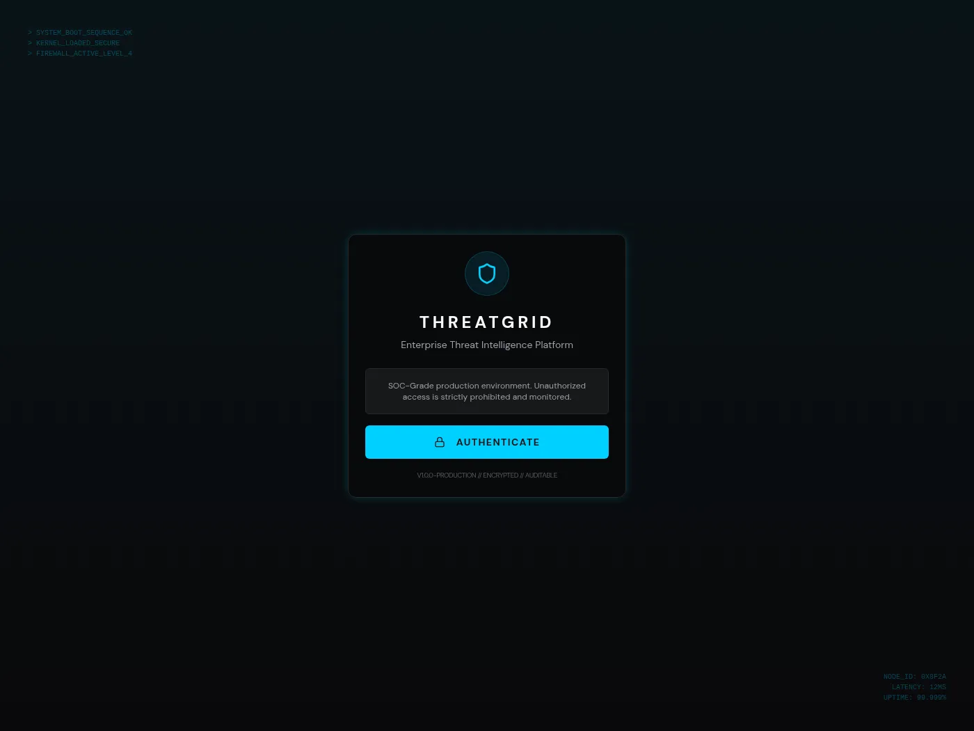 ThreatGrid Enterprise TI Platform