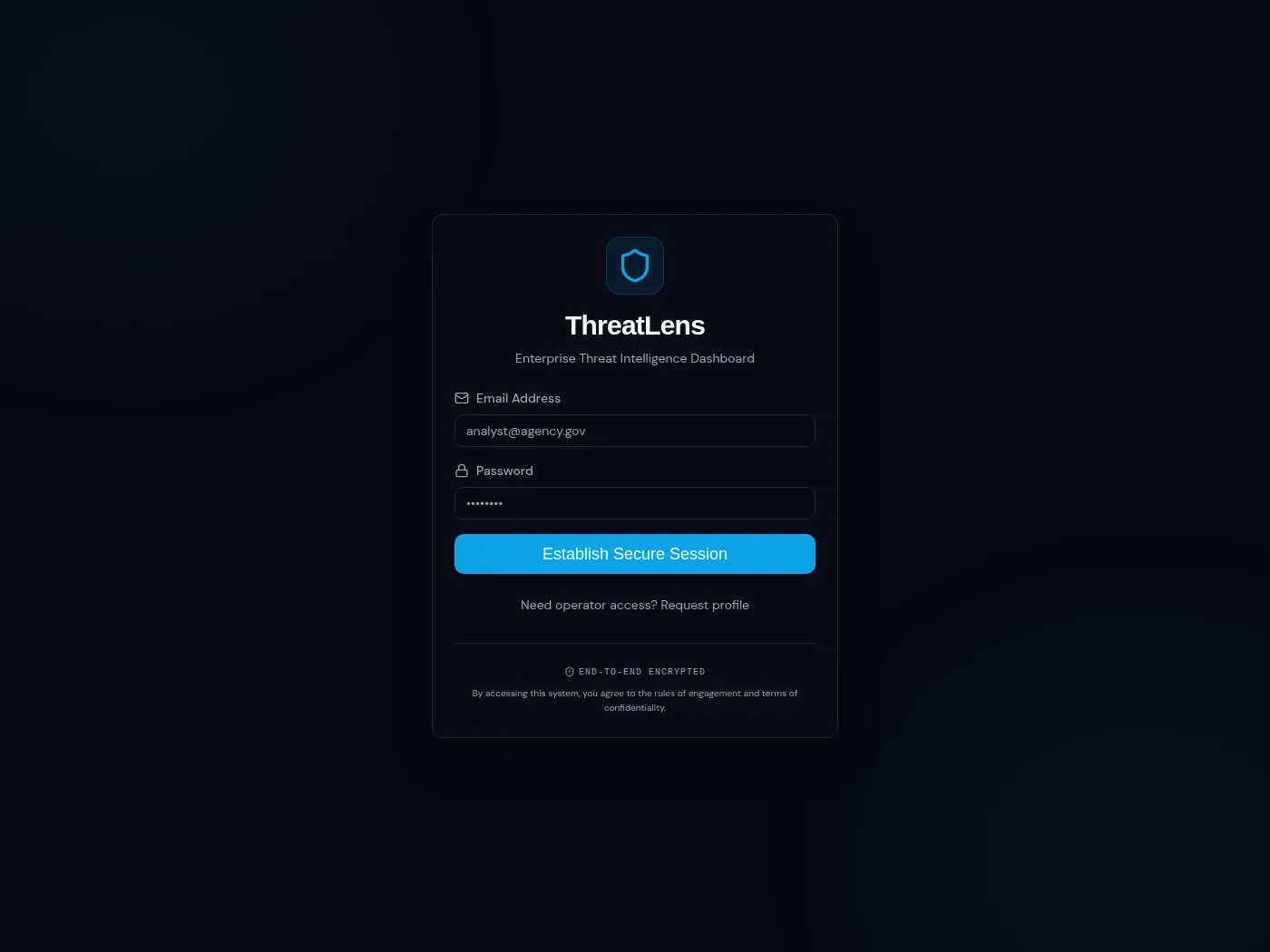 ThreatLens Dashboard