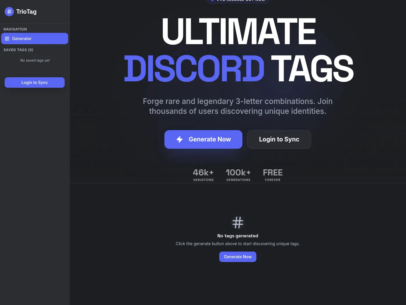 TrioTag Discord Pseudonyms