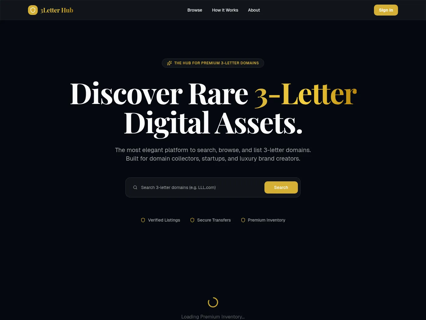 3Letter Domains Hub