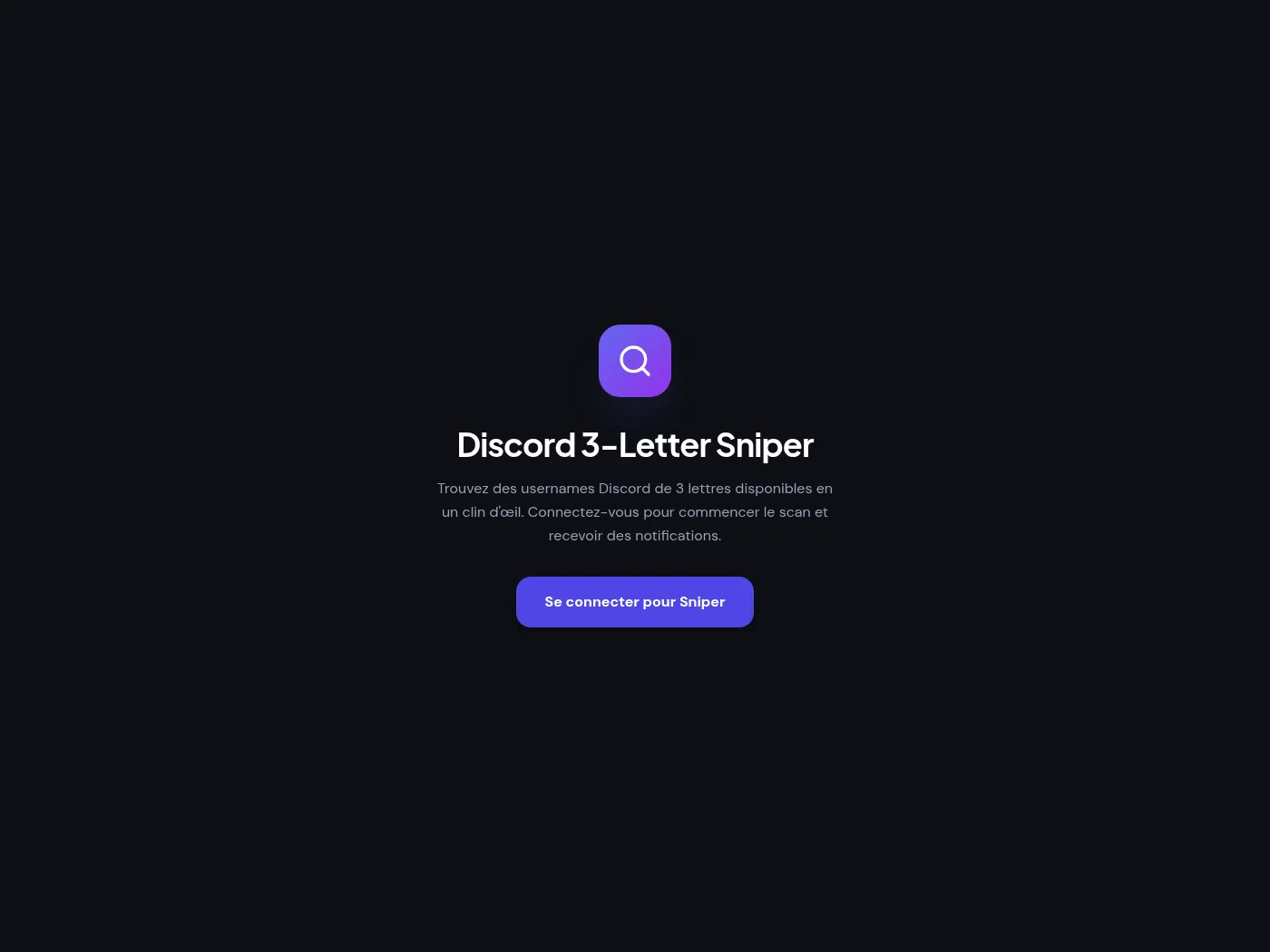 3-Letter Sniper Bot