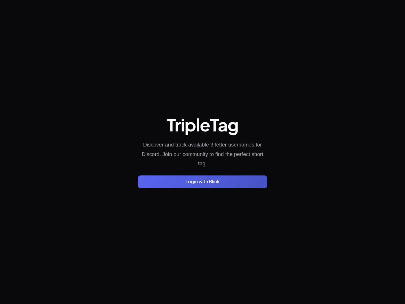TripleTag Username Finder