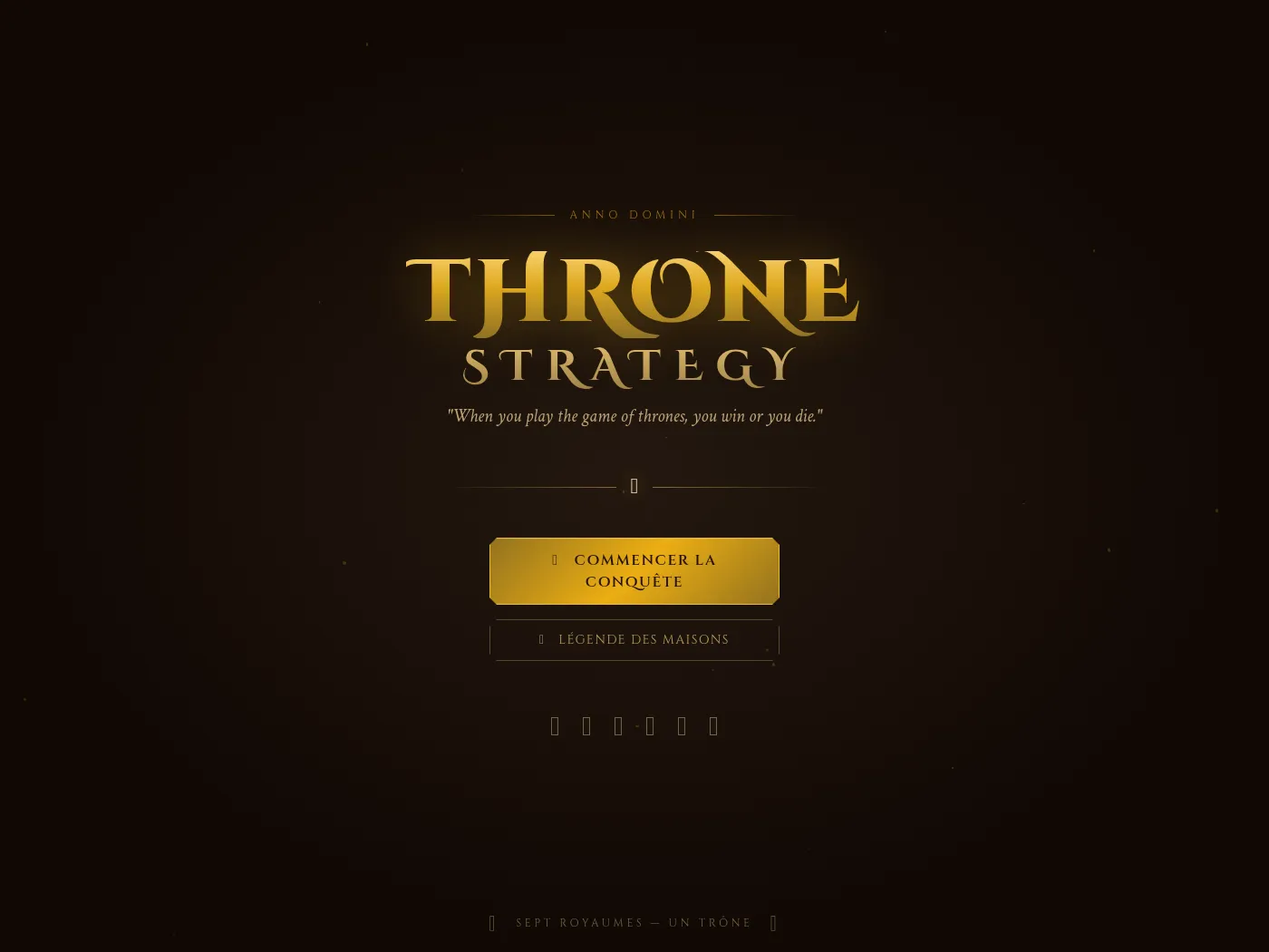 Throne Strategy Game