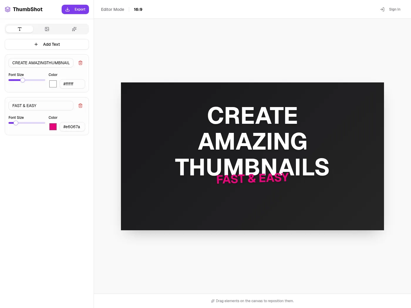ThumbShot Generator