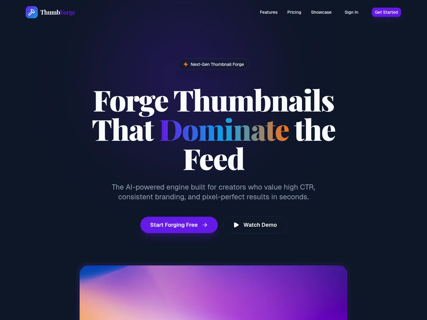 ThumbForge AI