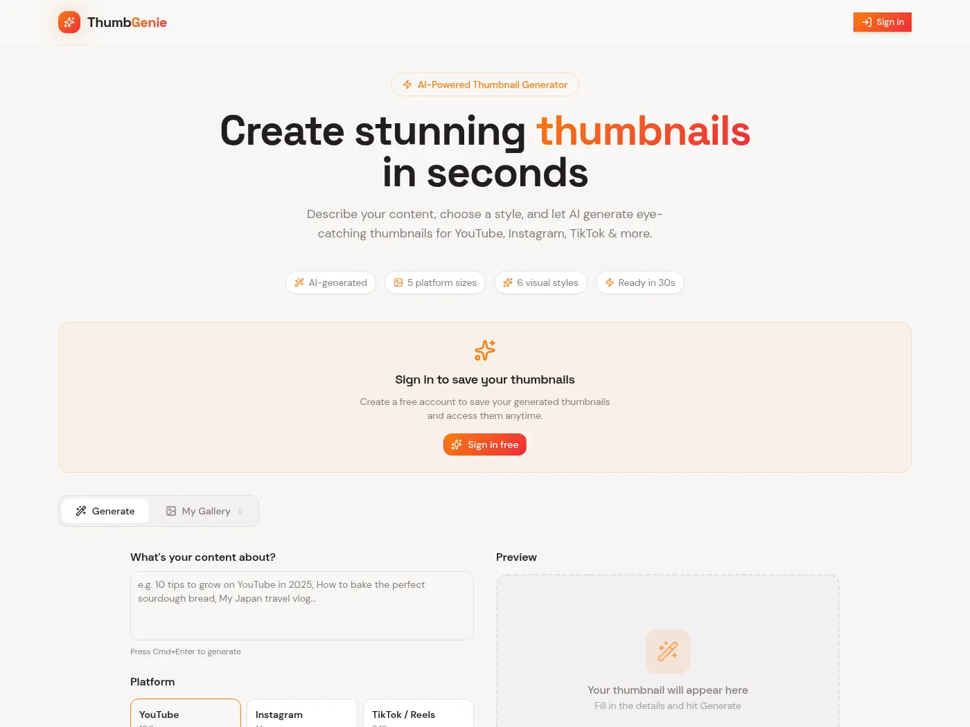 ThumbGenie