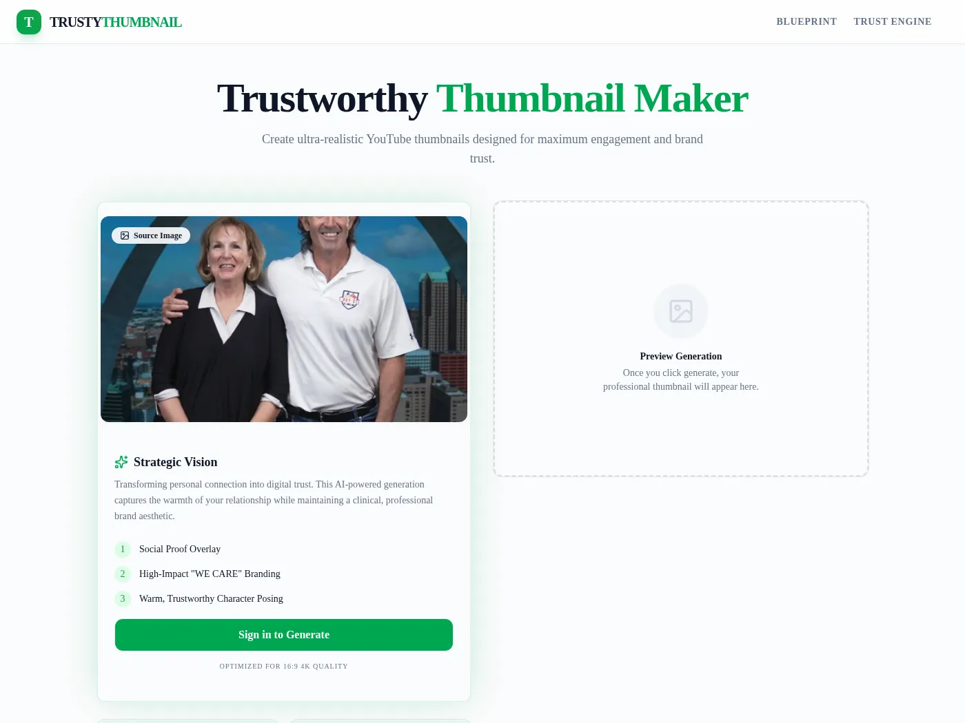 Trustworthy Thumbnail Maker