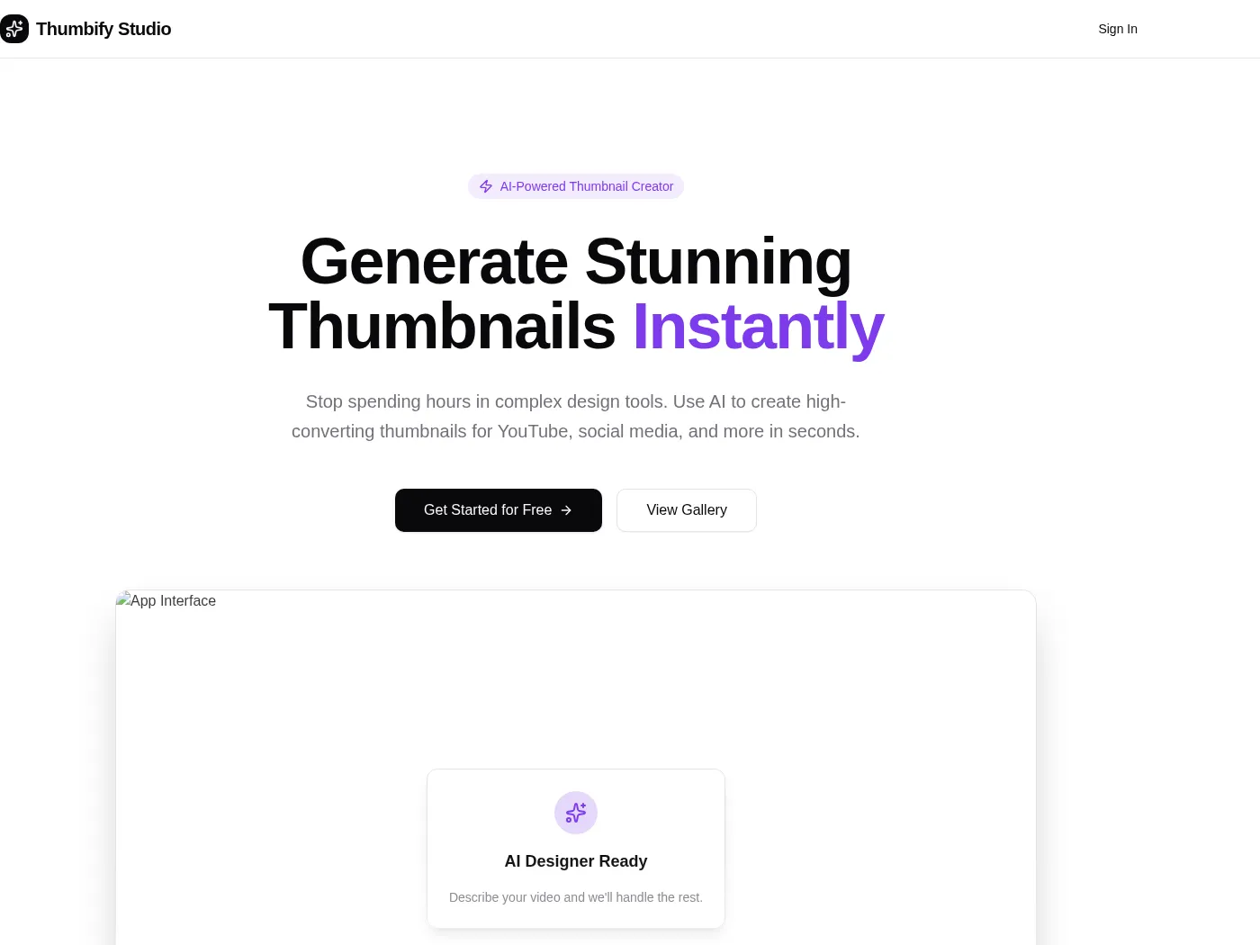 Thumbify Studio