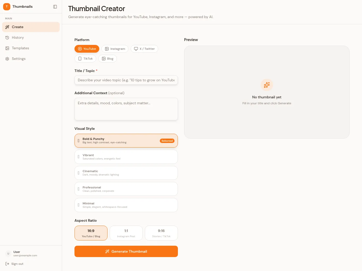 Thumbnail Creator