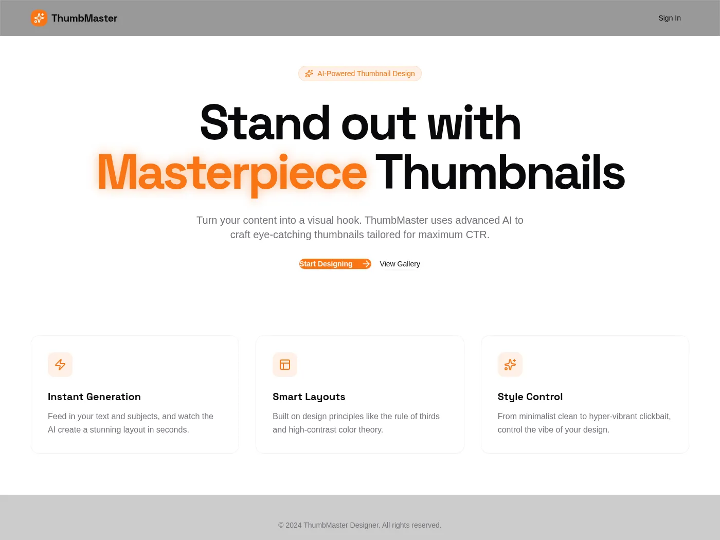 ThumbMaster Designer