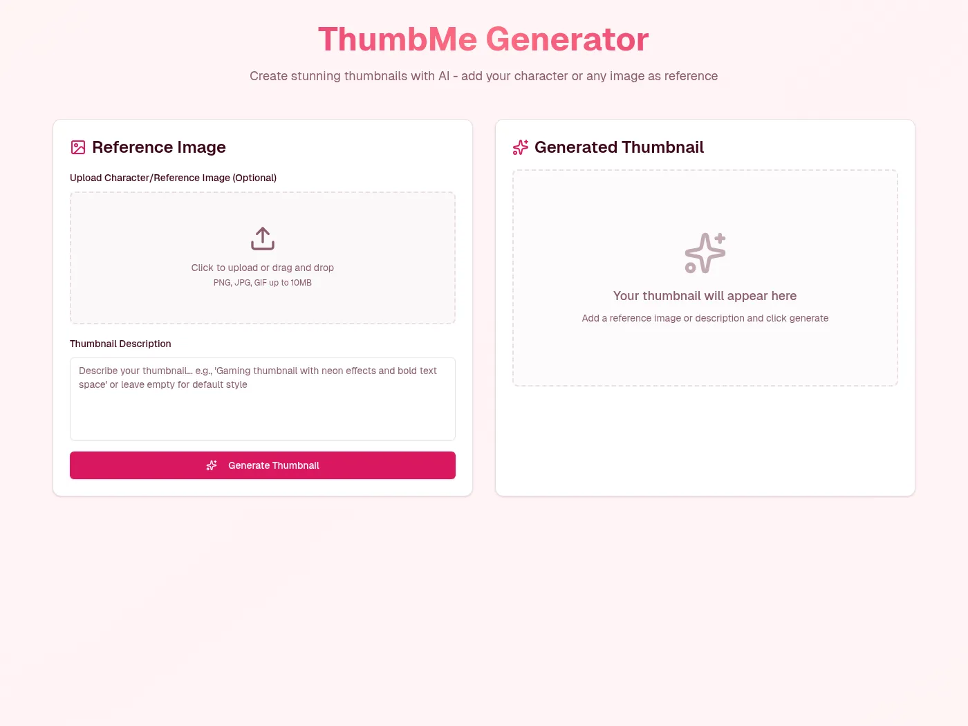 ThumbMe Generator