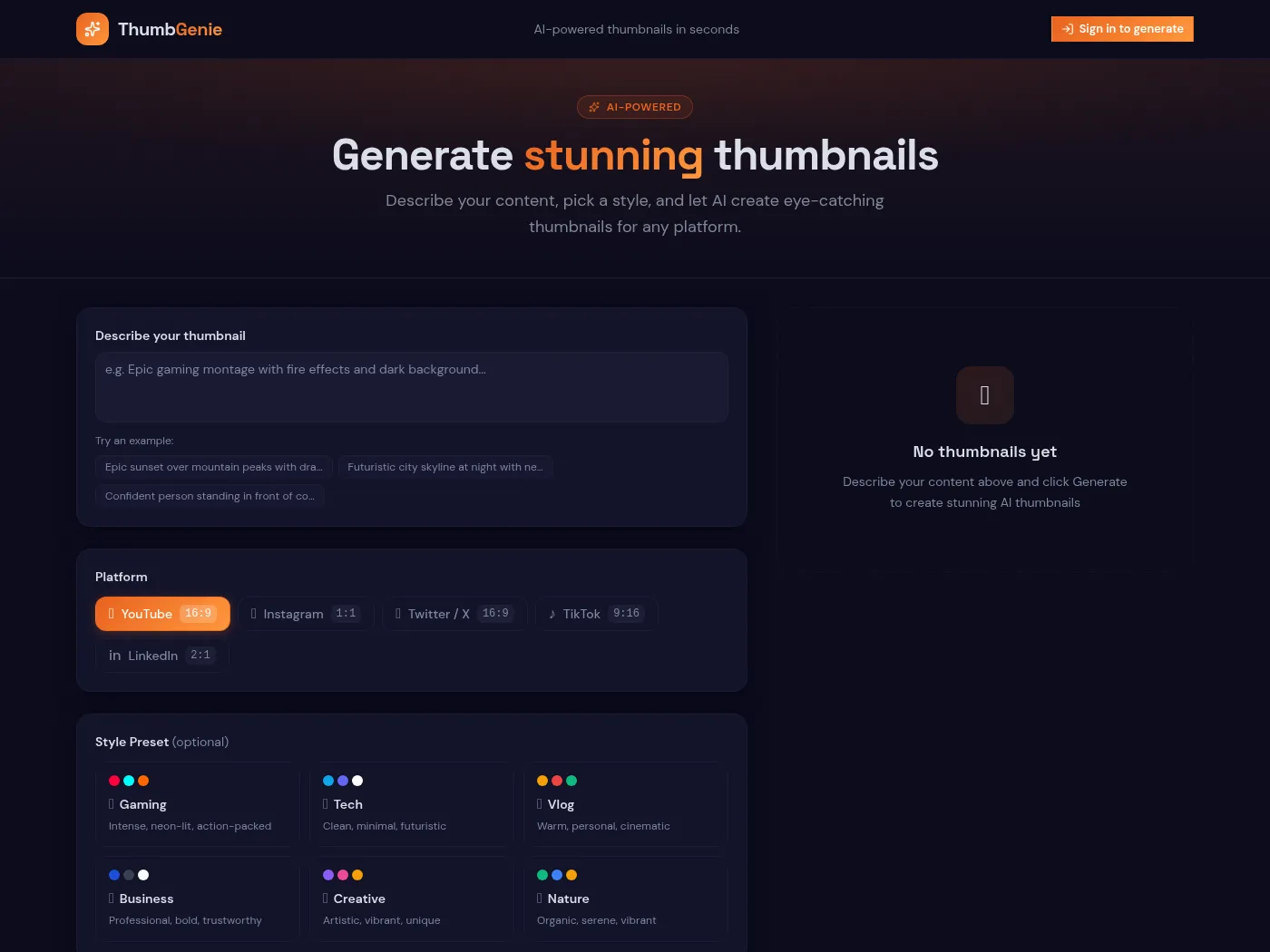 ThumbGenie