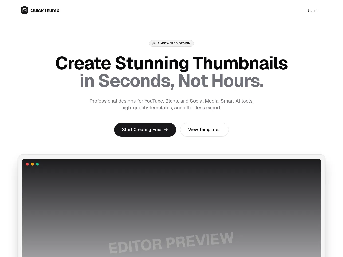 QuickThumb Generator