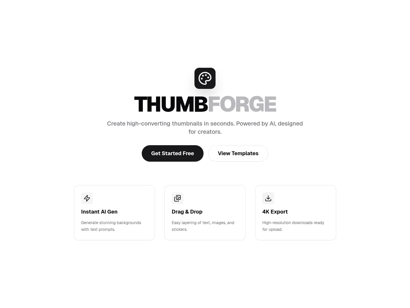 ThumbForge Generator