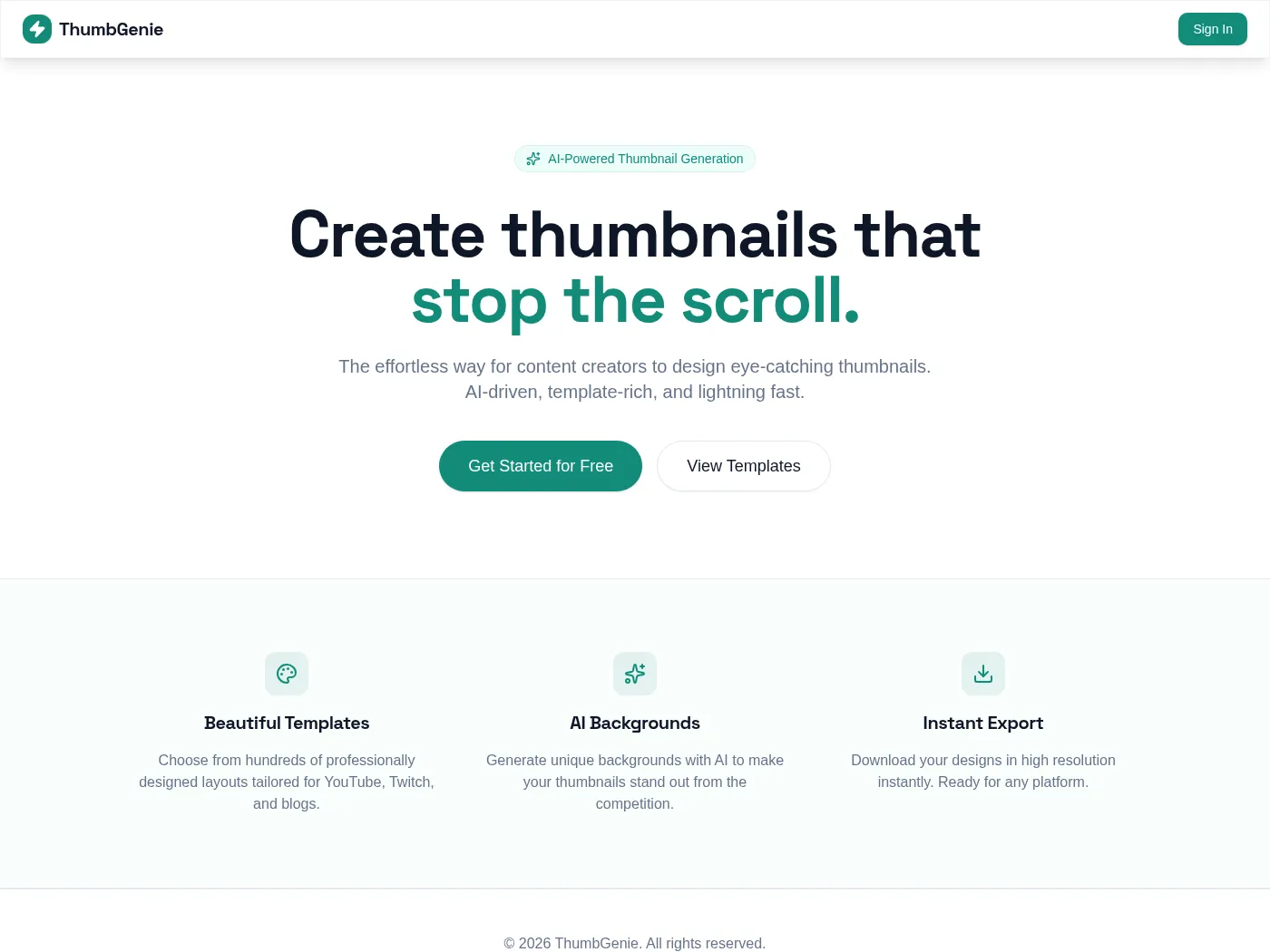 ThumbGenie