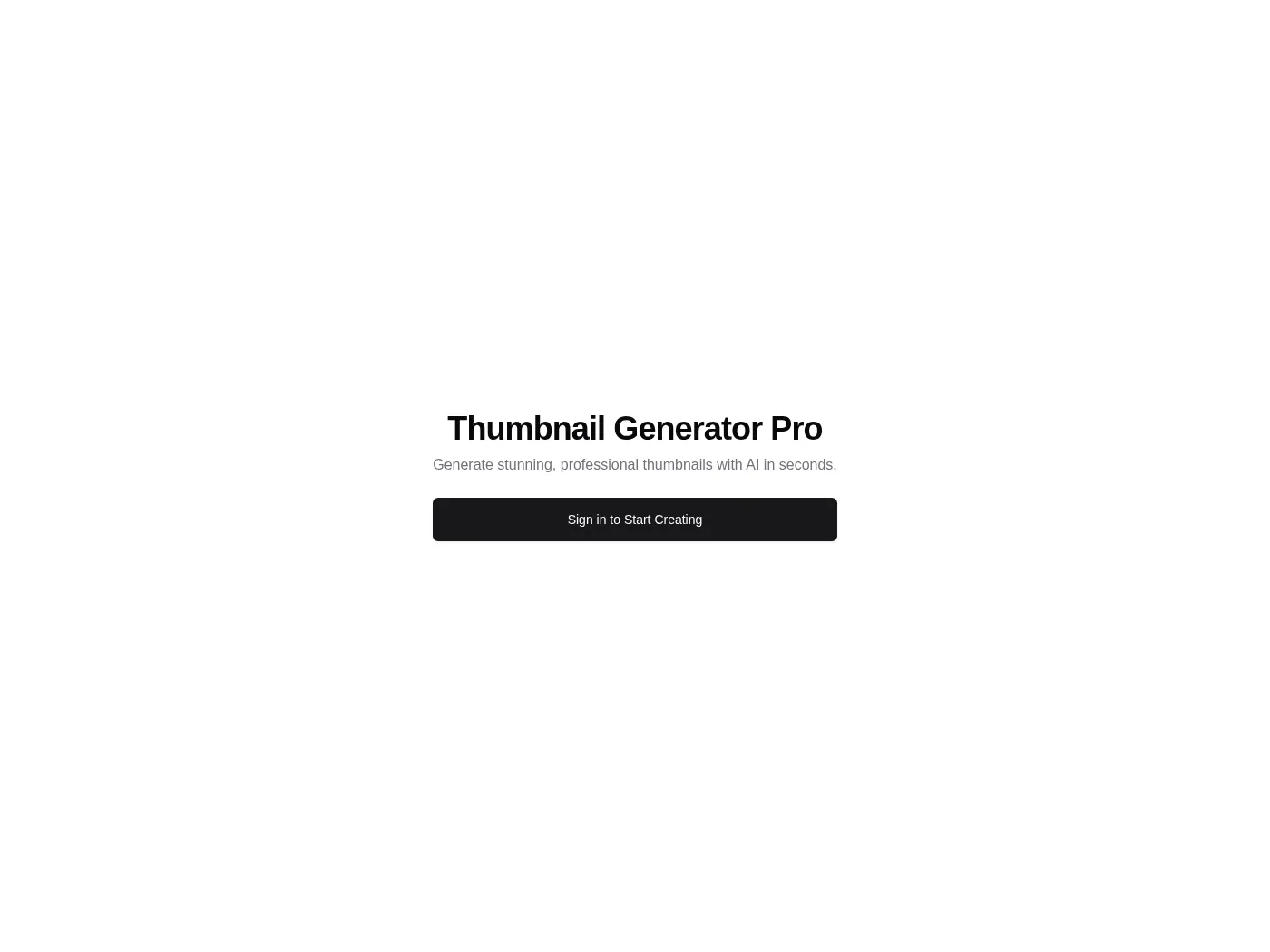 Thumbnail Generator Pro