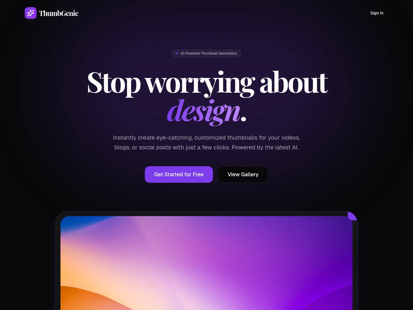 ThumbGenie
