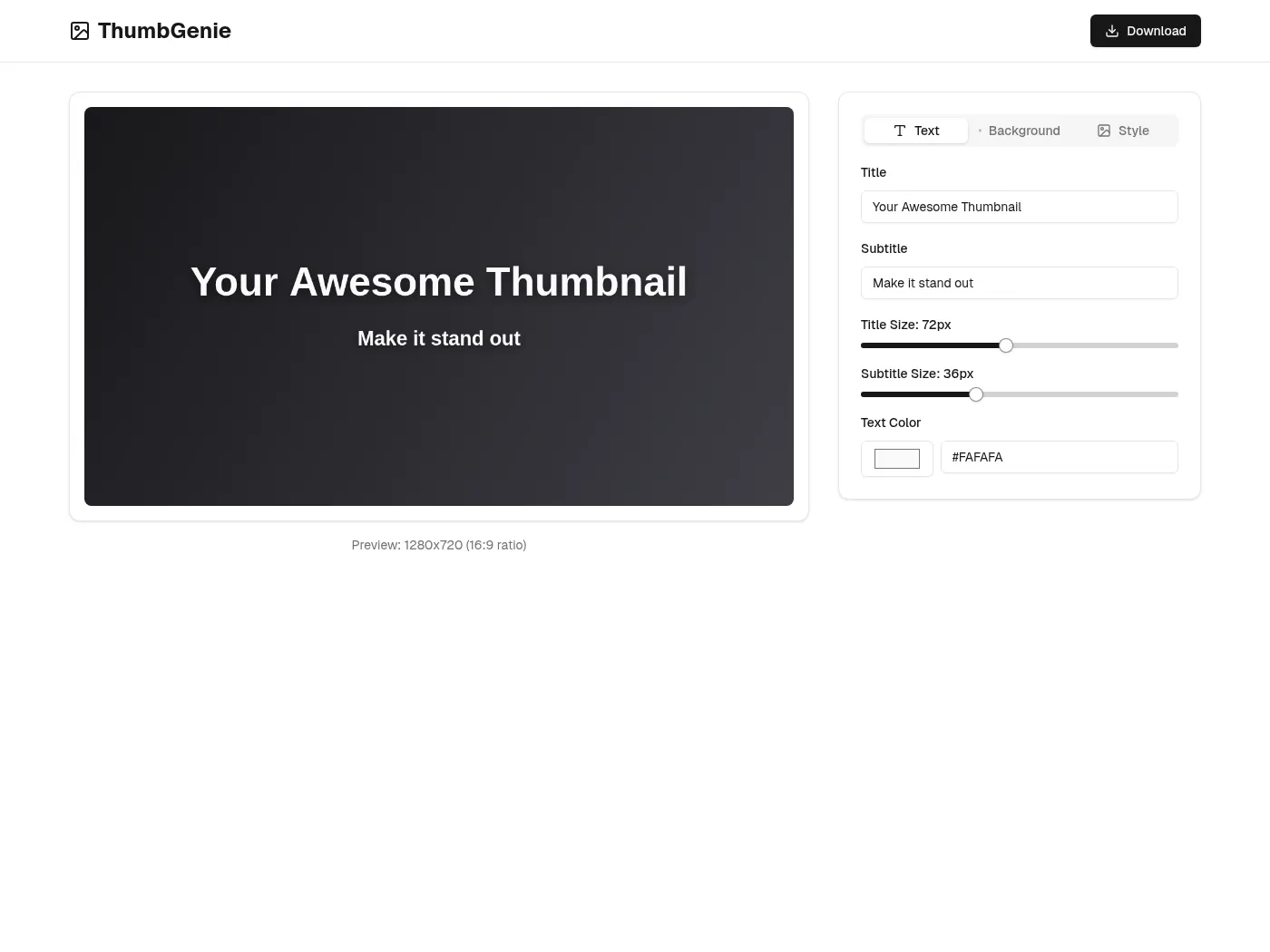 ThumbGenie
