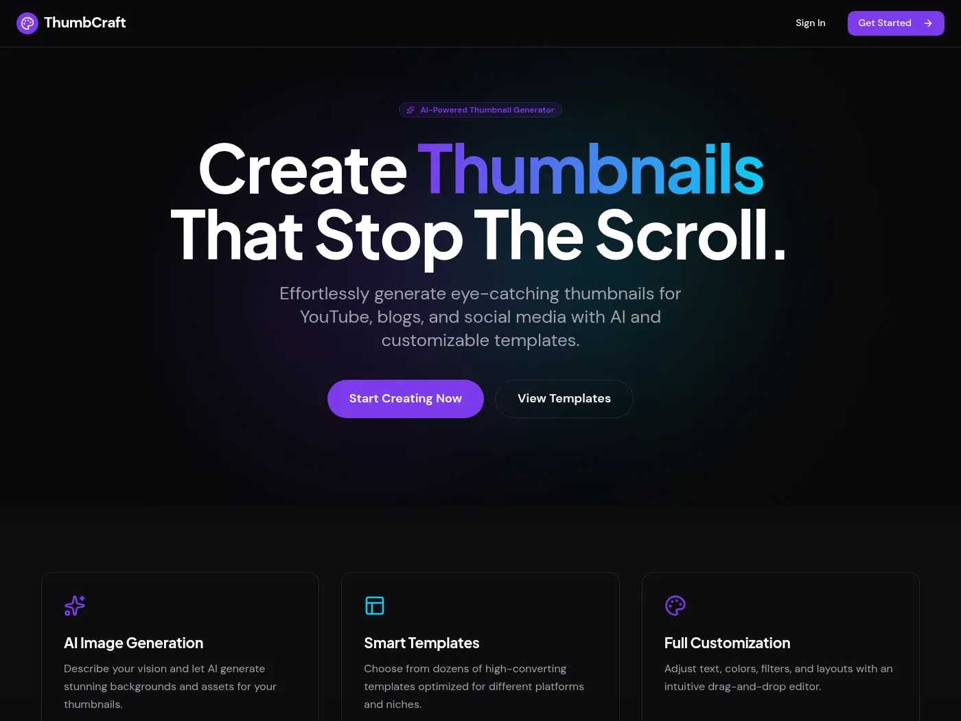 ThumbCraft Generator