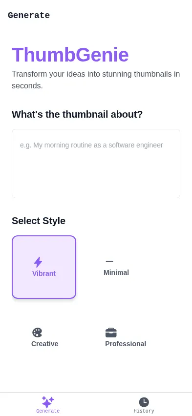 ThumbGenie