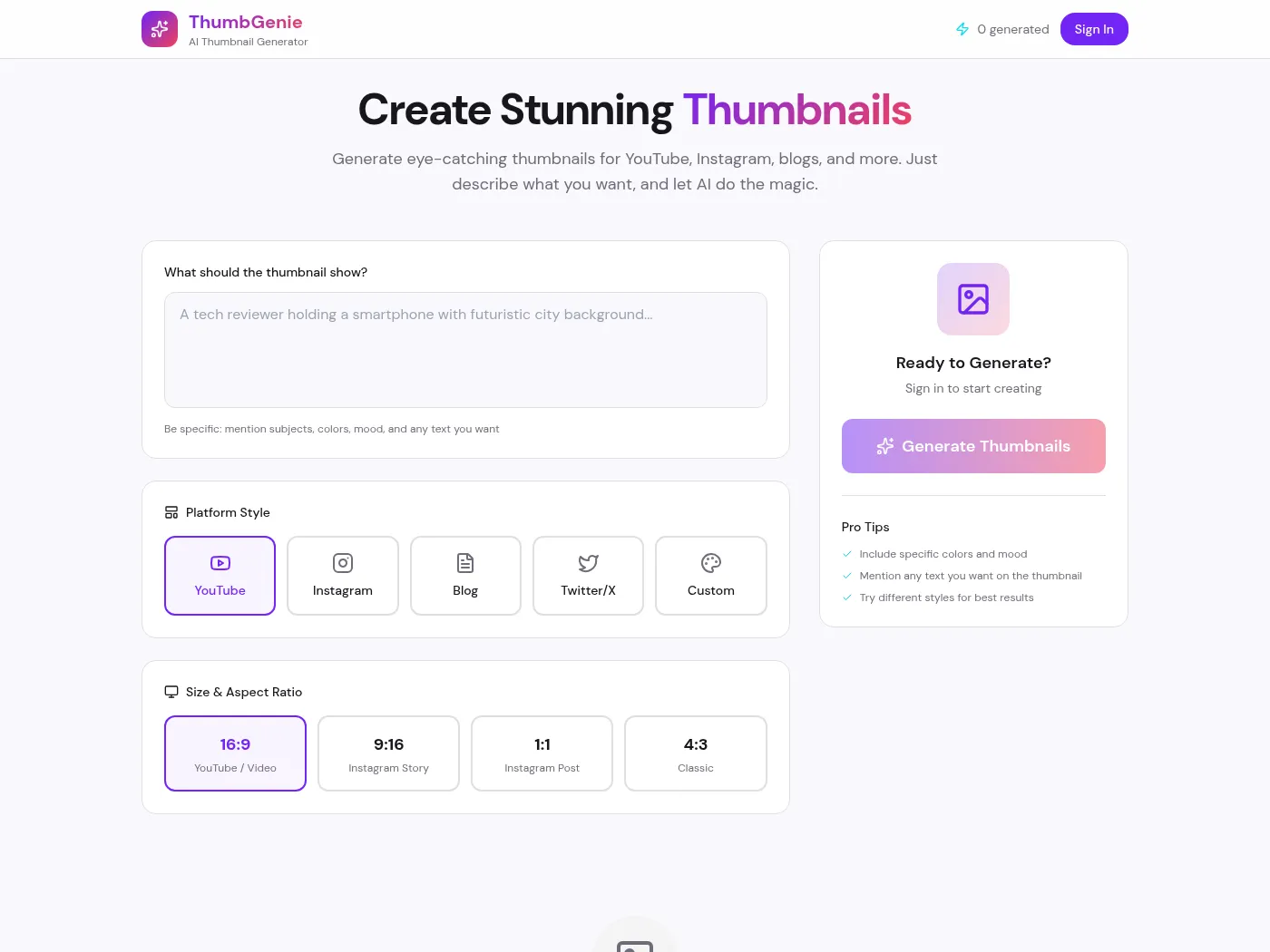 ThumbGenie