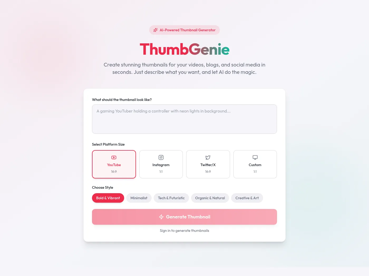 ThumbGenie