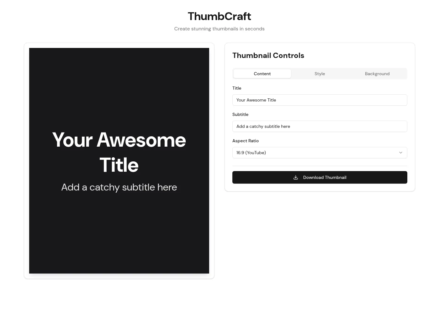 ThumbCraft