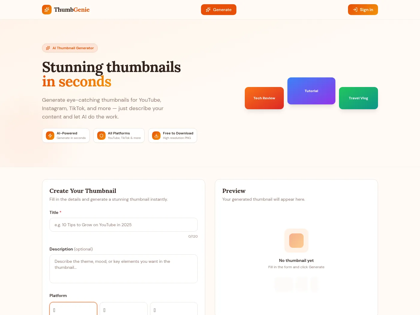 ThumbGenie