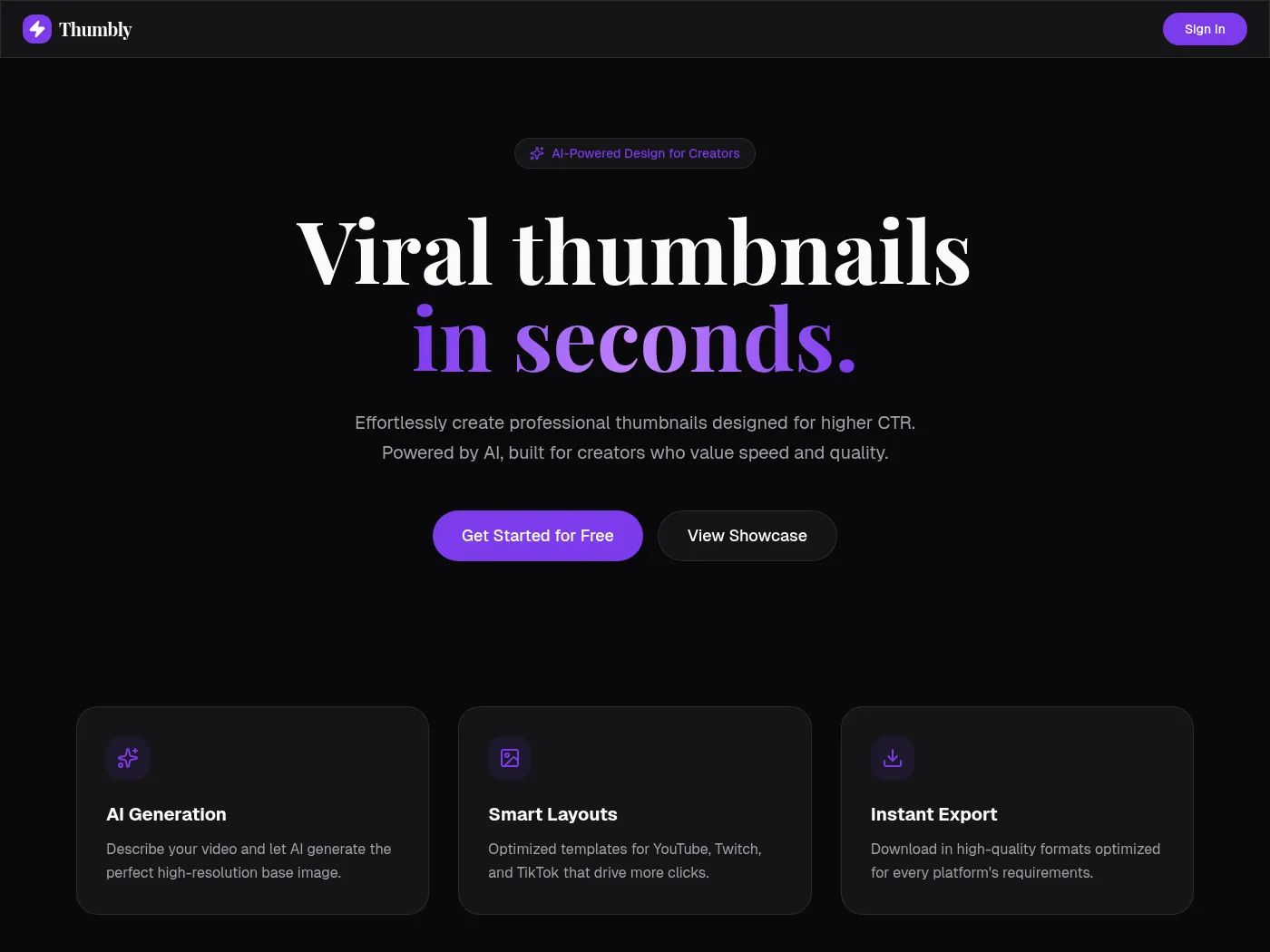 Thumbly Generator