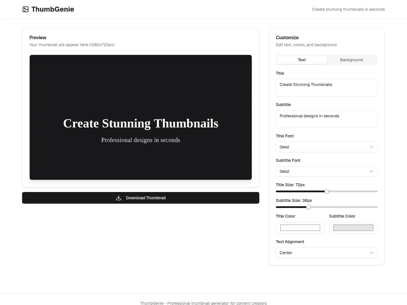 ThumbGenie