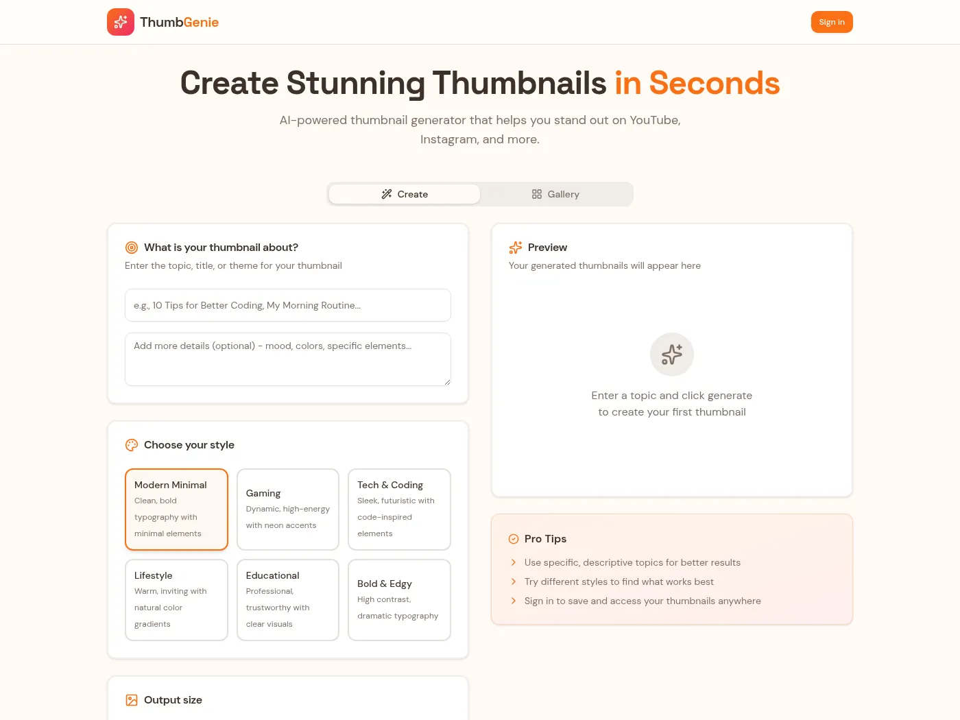 ThumbGenie