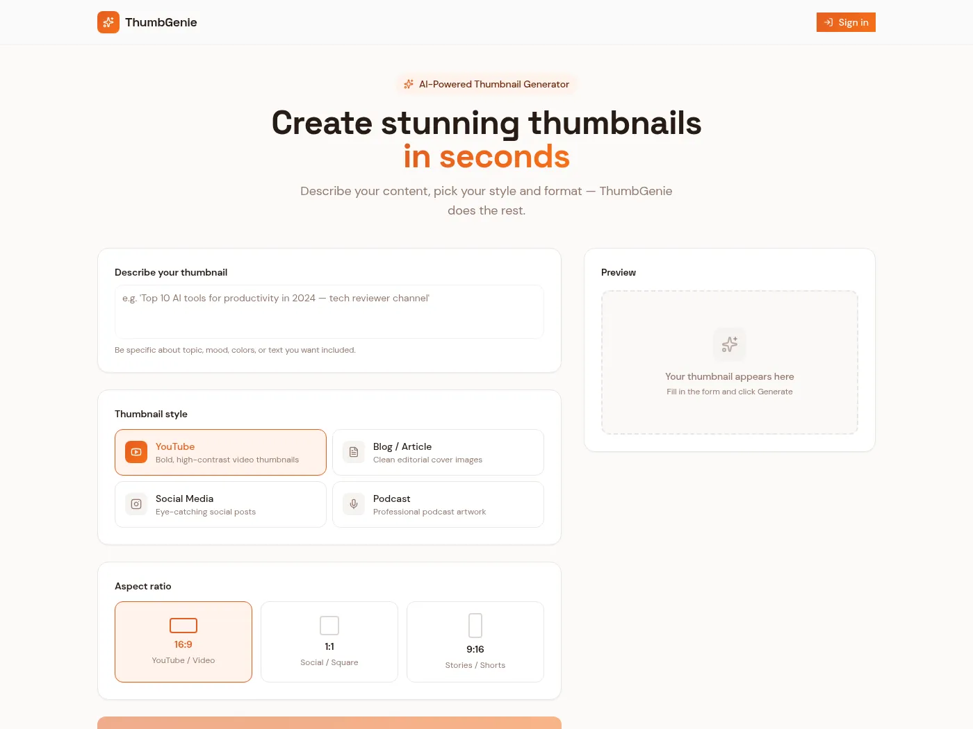ThumbGenie