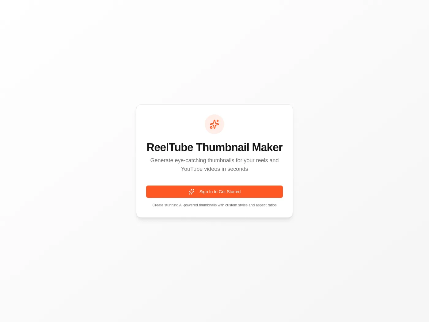 ReelTube Thumbnail Maker