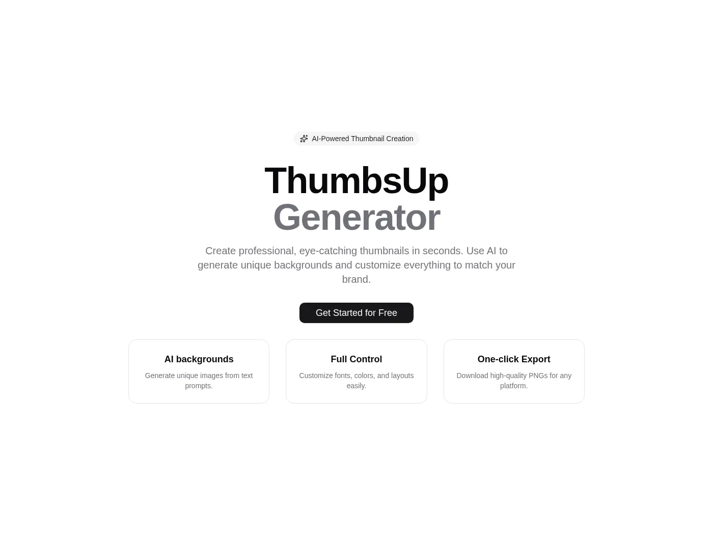Thumbnail generator