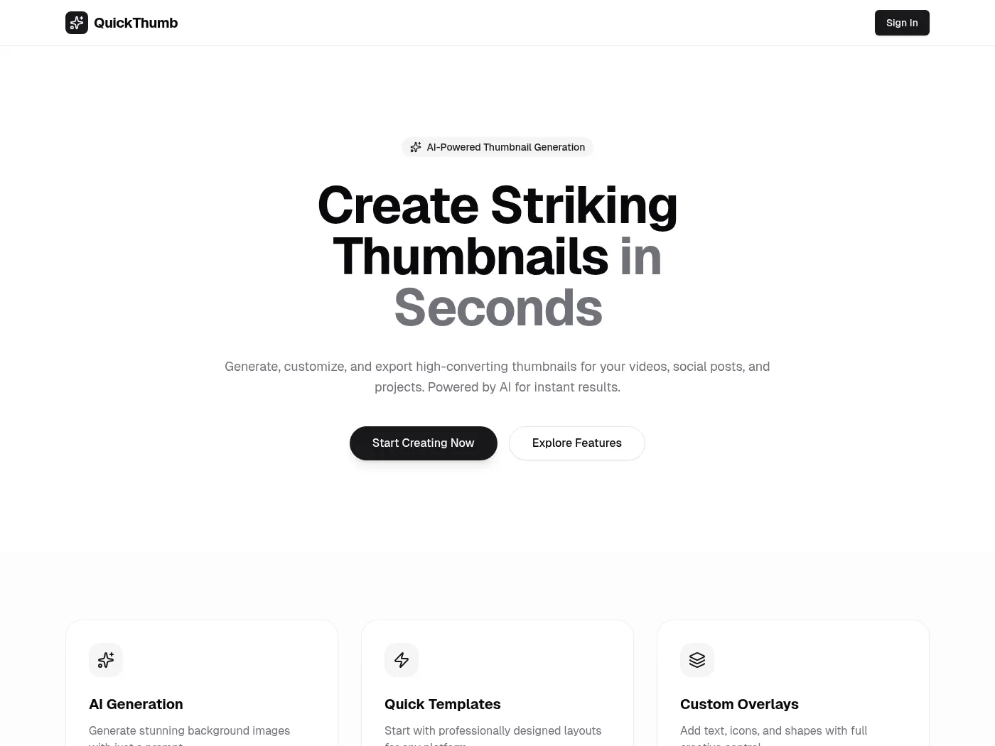QuickThumb Generator