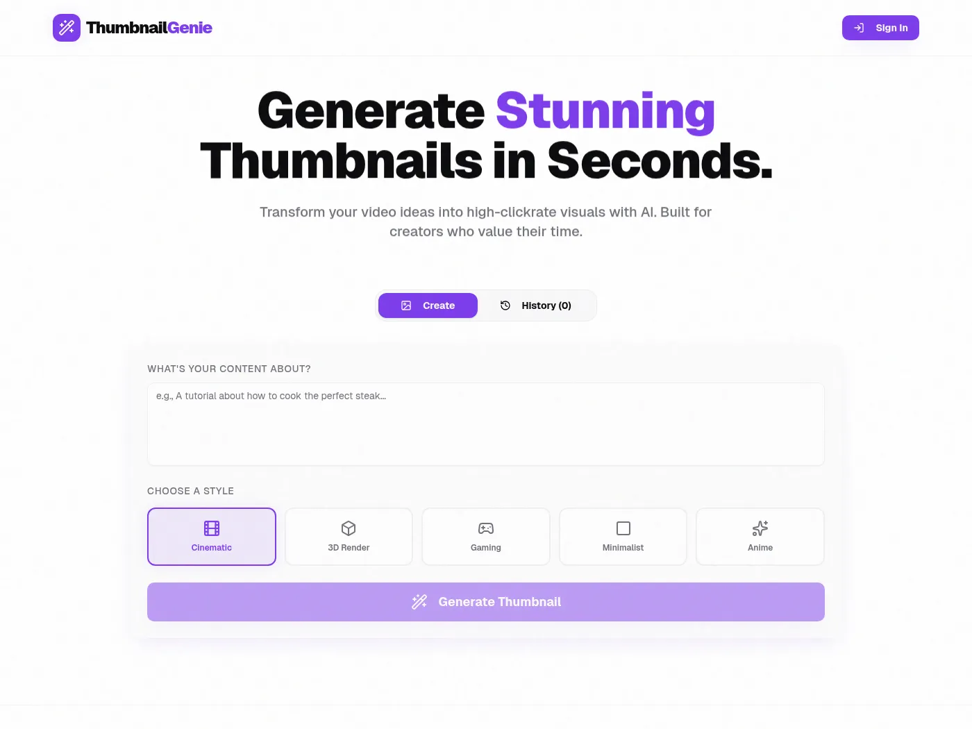 ThumbnailGenie