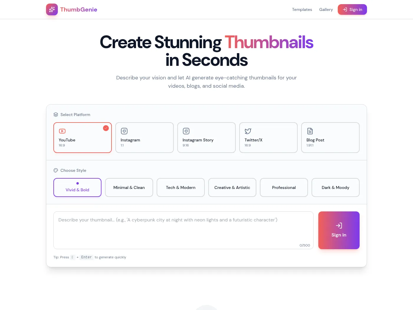 ThumbGenie