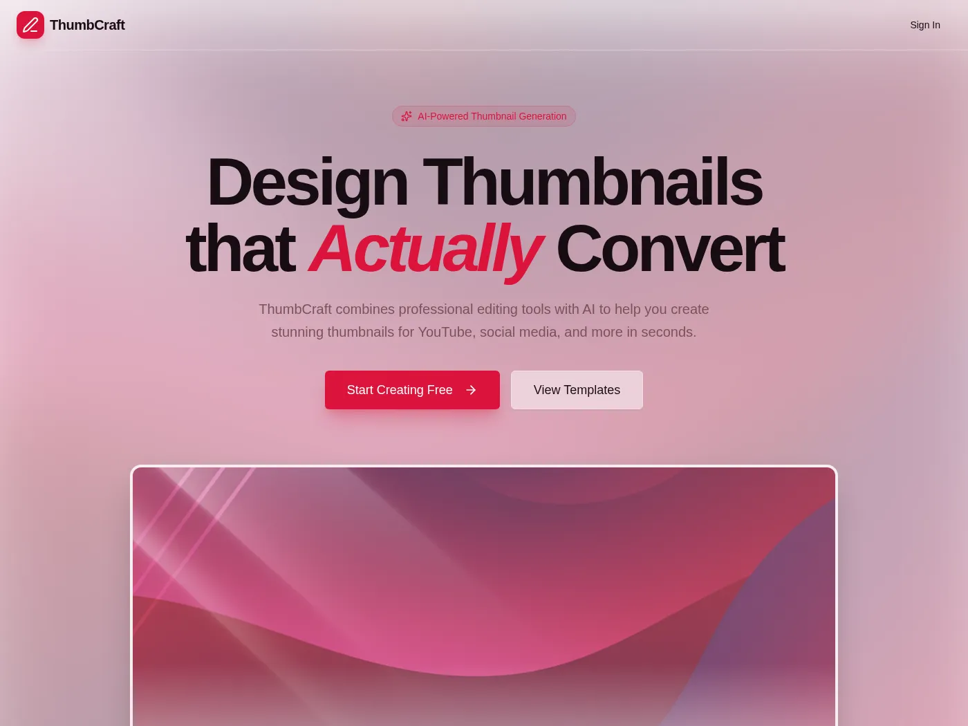 ThumbCraft Generator