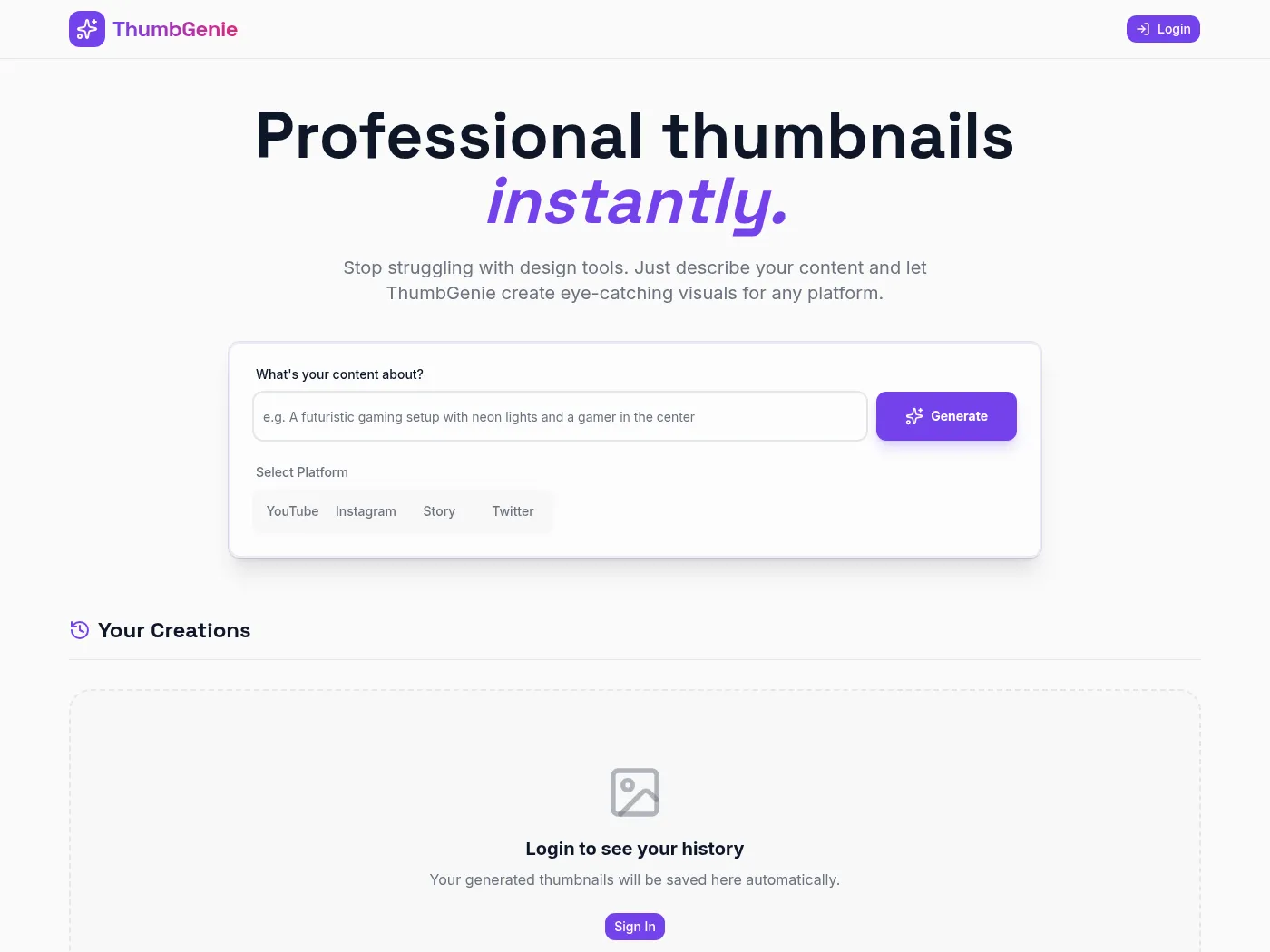 ThumbGenie