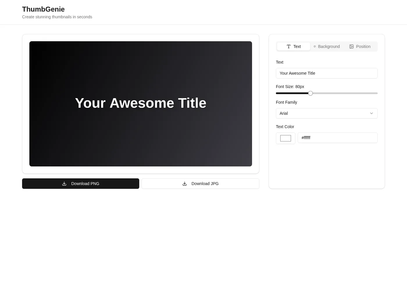 ThumbGenie