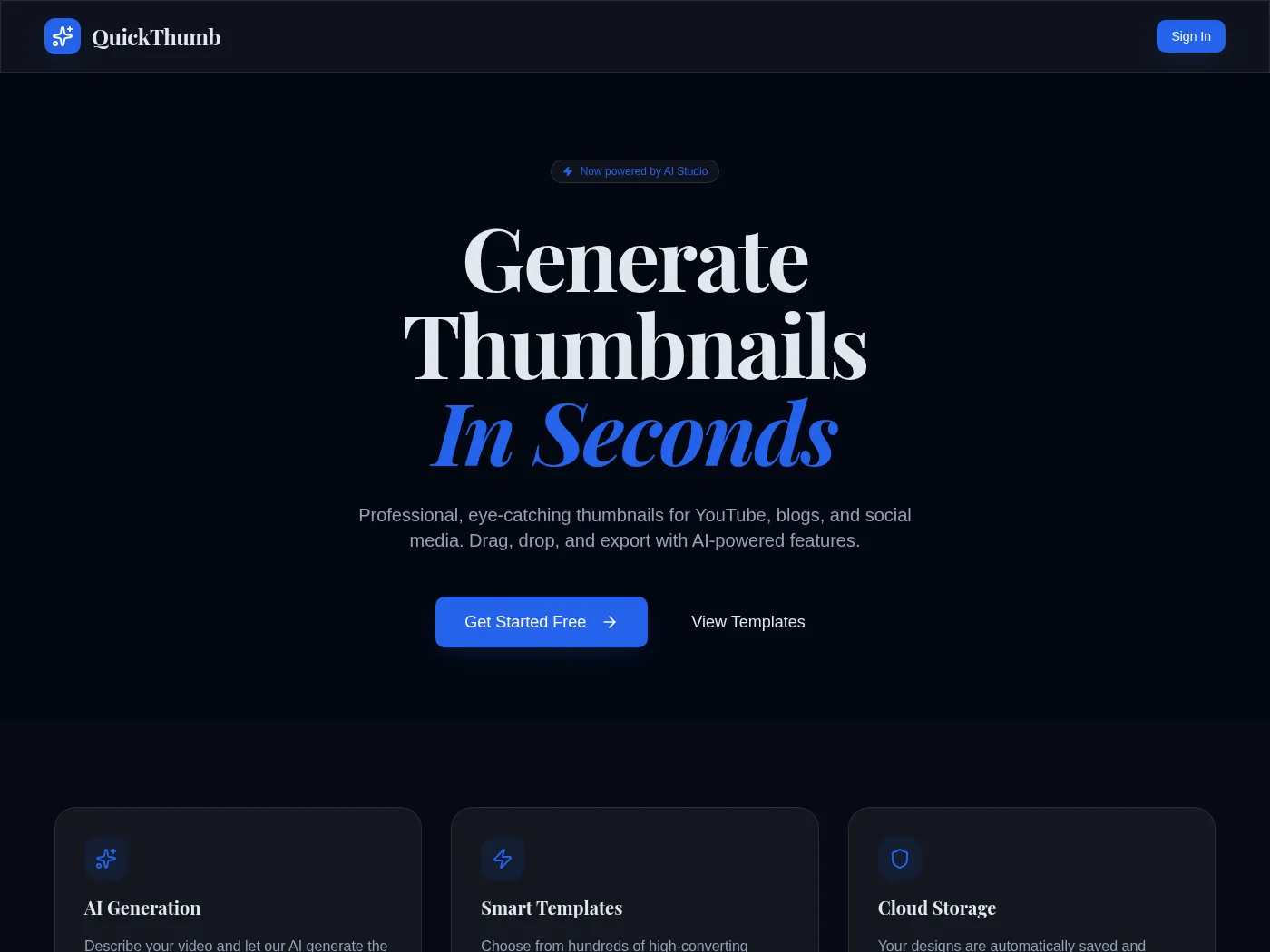 QuickThumb Generator
