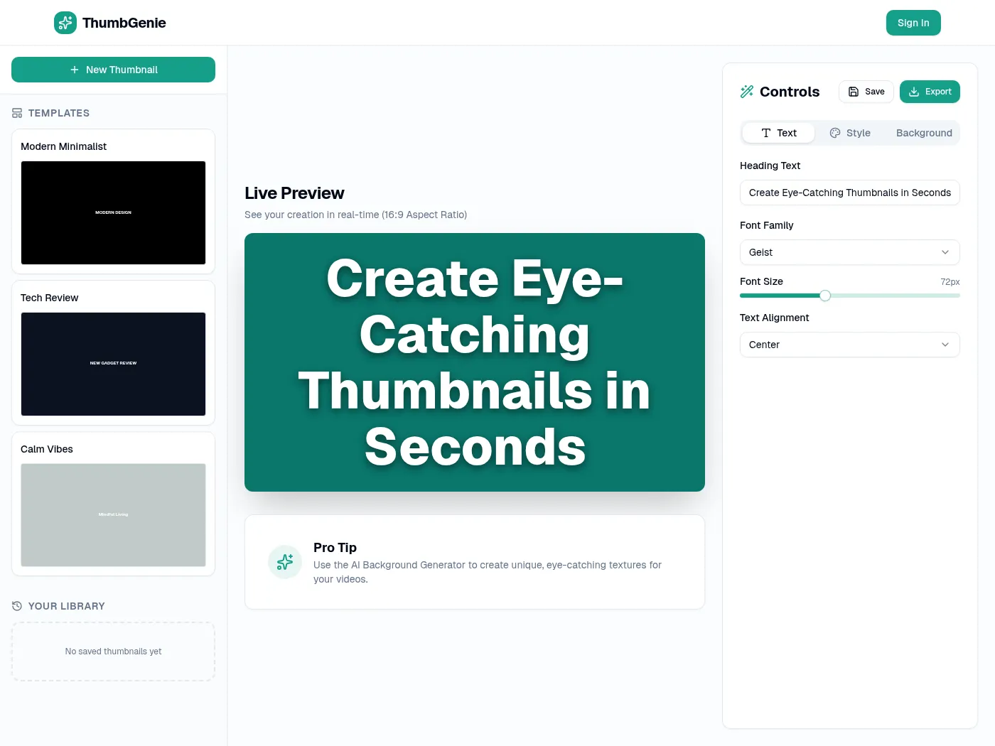 ThumbGenie