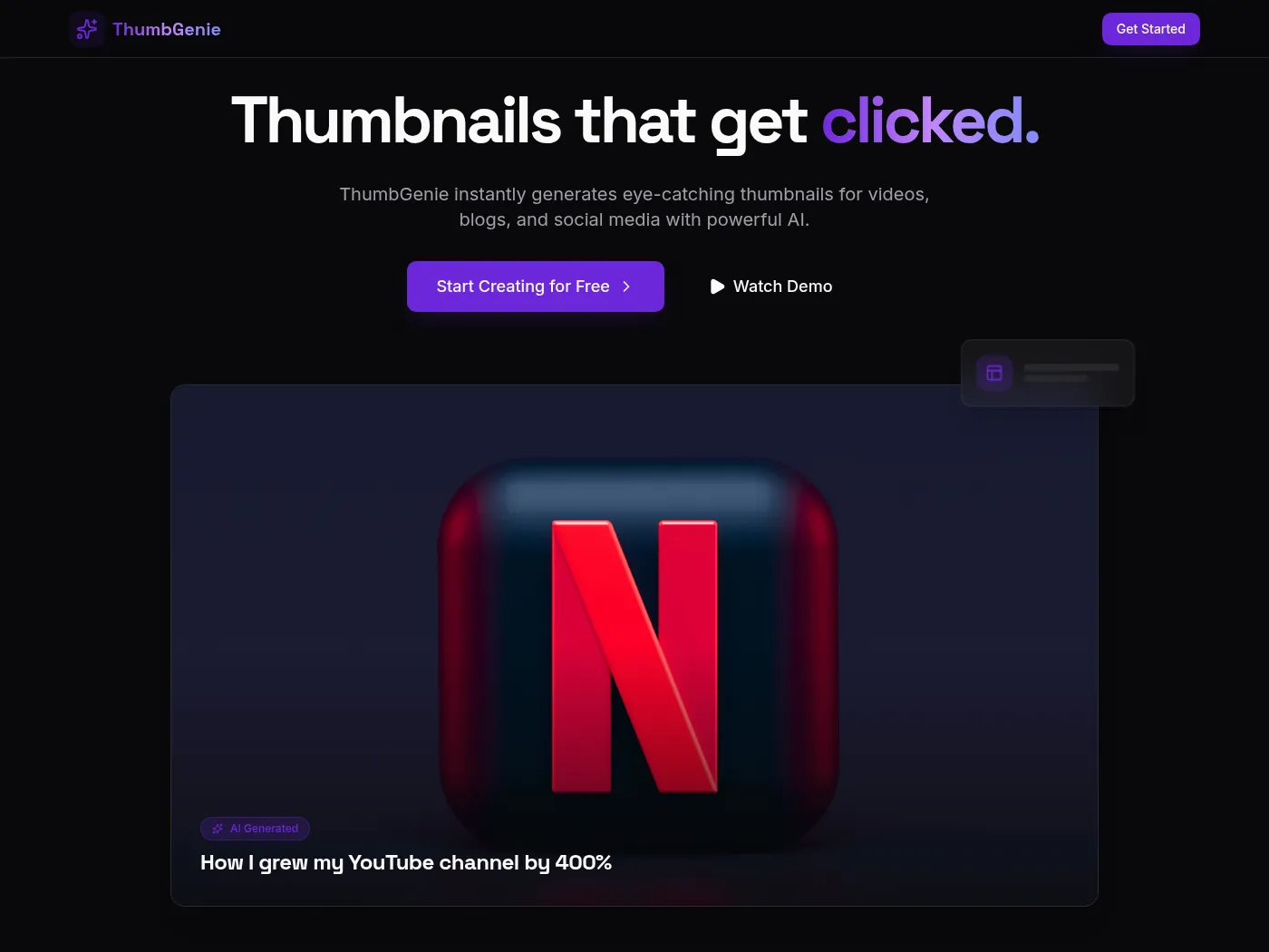 ThumbGenie