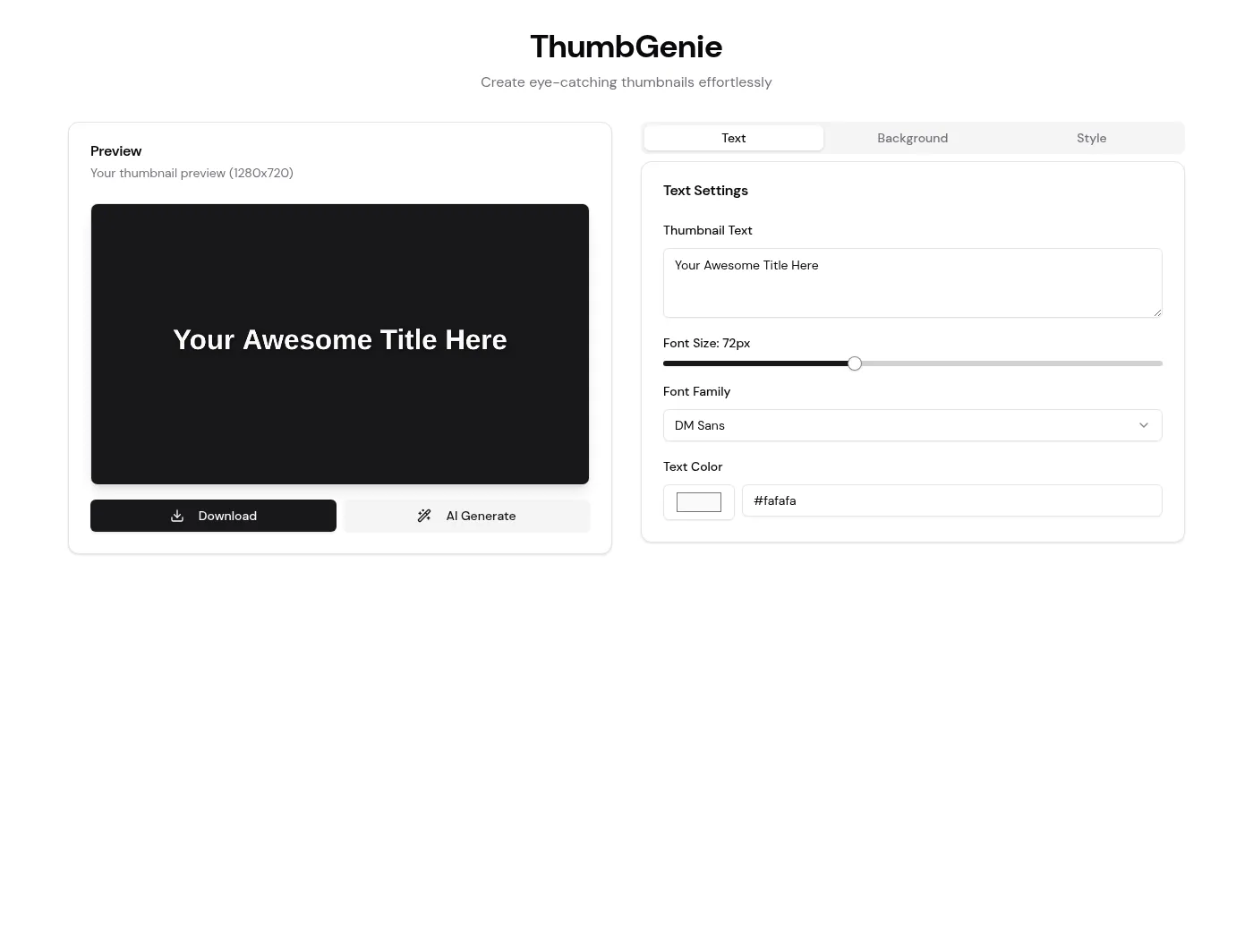 ThumbGenie