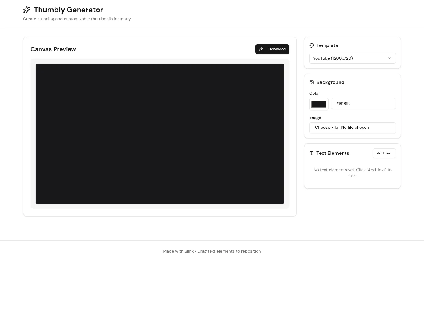 Thumbly Generator