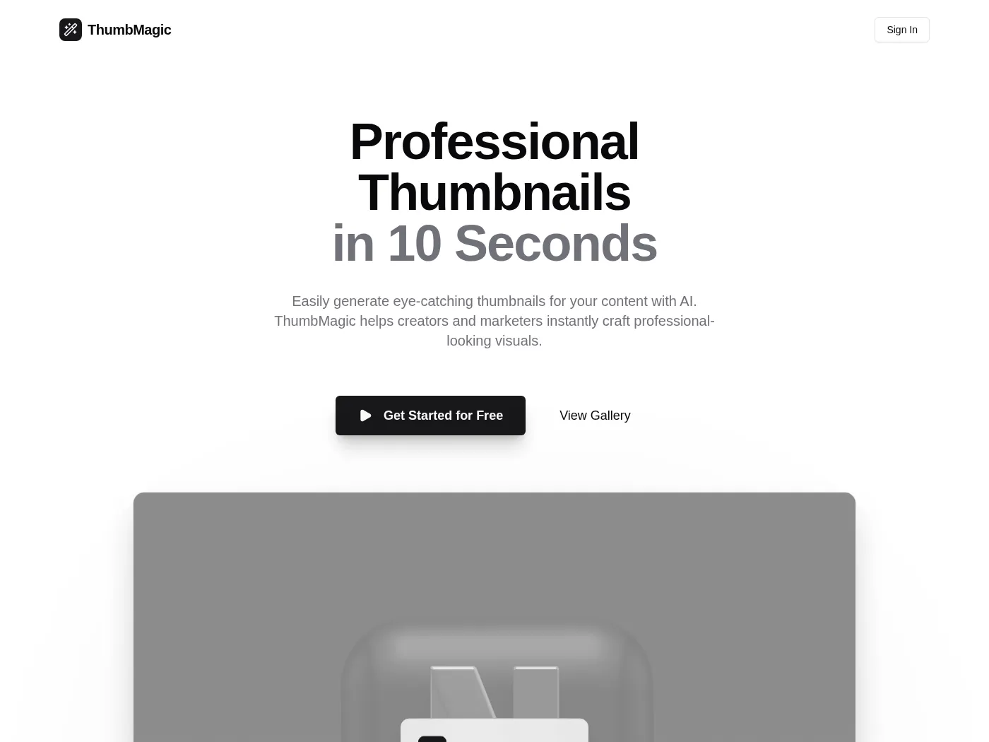 ThumbMagic Generator