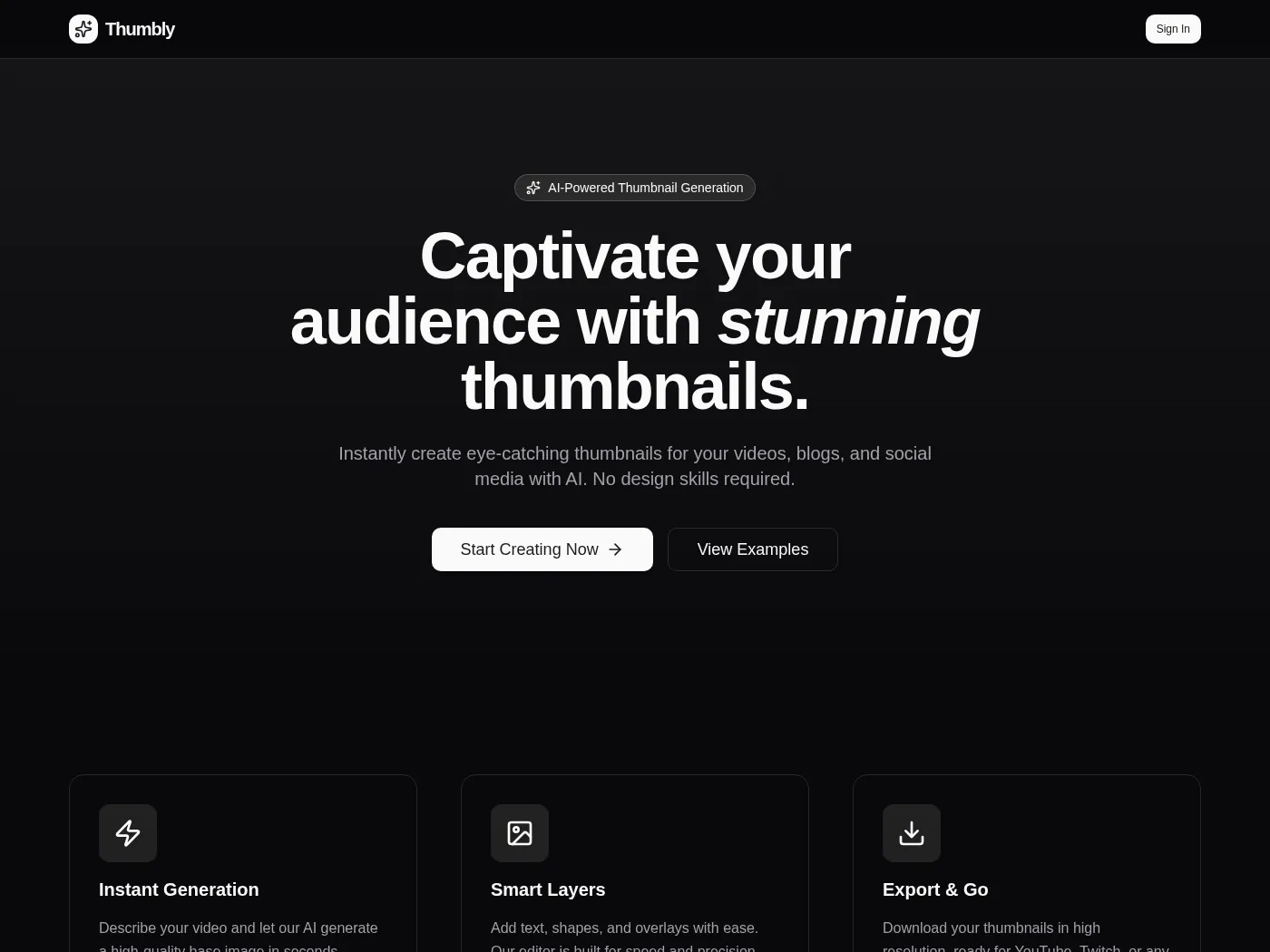 Thumbly Generator