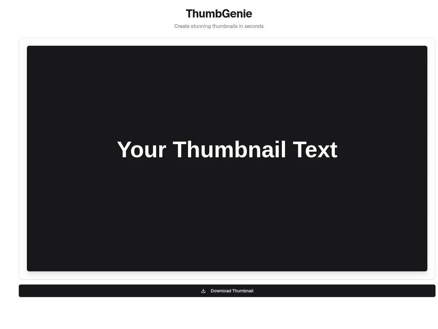 ThumbGenie