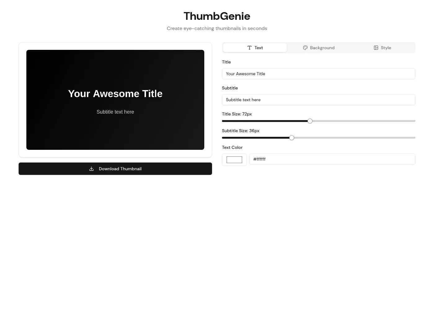 ThumbGenie
