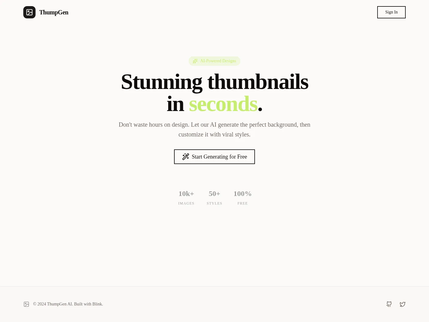 Thumbnail Generator